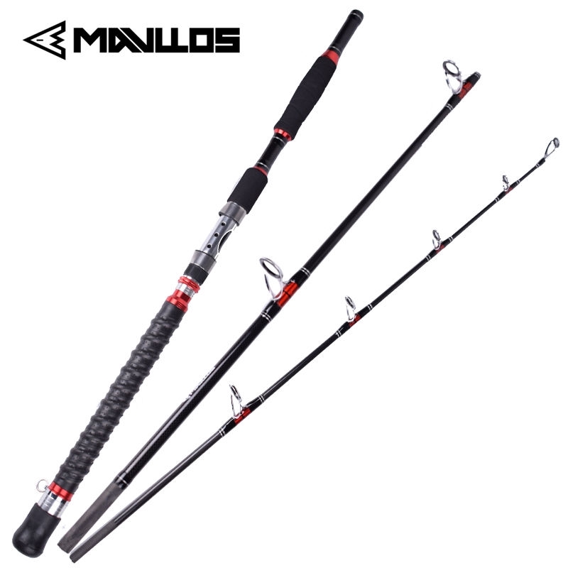 Mavllos STROM II 3 Section Jigging Spinning Fishing Rod 2.1m Lure Wight ...