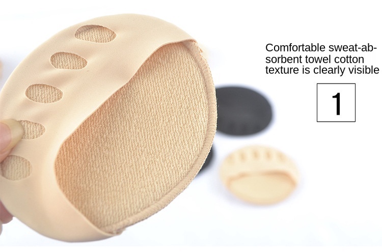 Women High Heels Invisible Socks Comfortable Non-slip Corrective Toe ...