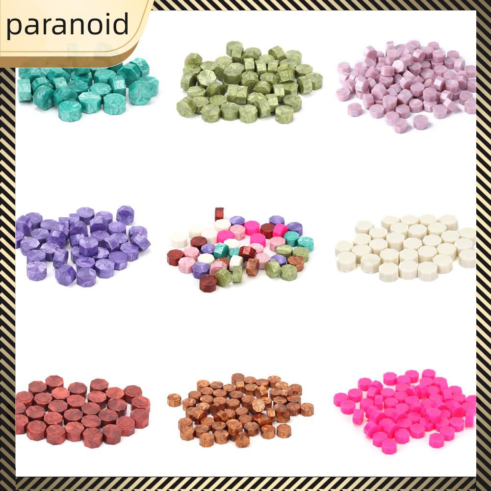 100pcs Vintage Octagon Sealing Wax Tablet Pills Beads DIY for Wedding ...