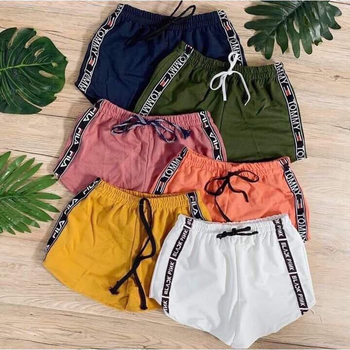 Taslan Plain Colors Dolphin Sexy Short for Women Ladies | Shopee ...