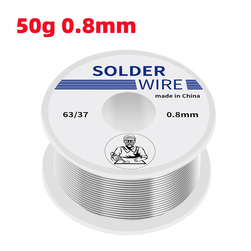 50/200g Tin Lead Rosin Core Solder Wire With Flux 63/37 Roll Original Soldering Wire Lead ...