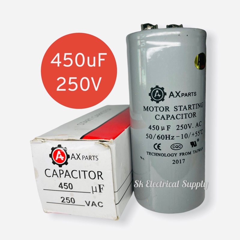 250V 75uF - 600uF STARTING CAPACITOR | SK Electrical | Shopee Philippines