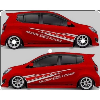 New Daihatsu Ayla Toyota agya Car Sticker New Sticker cutting mugen ...