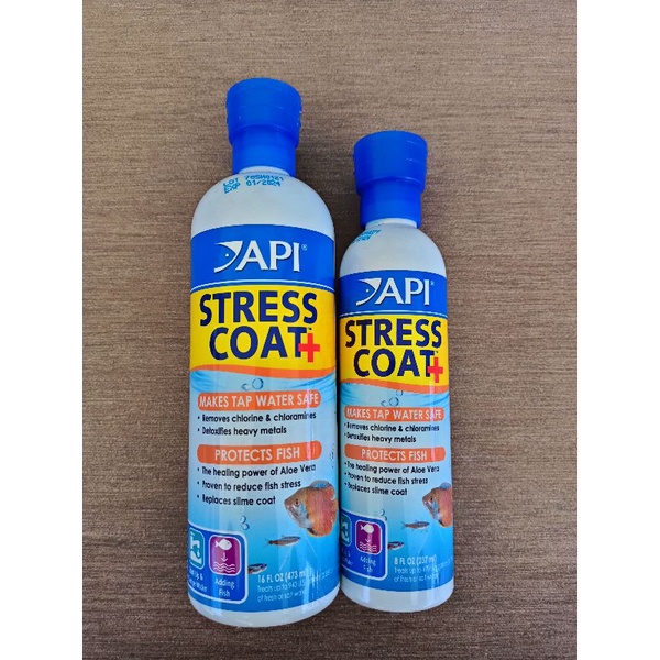 API Stress Coat I Stresscoat+ 237ml 473ml for Fish Aquarium and Pond ...