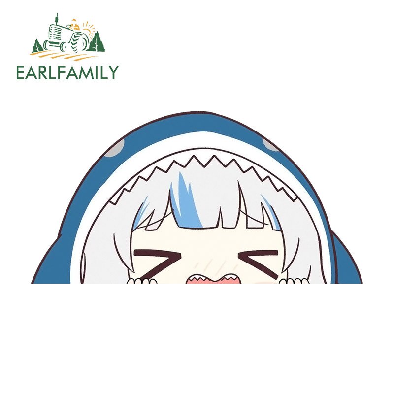 EARLFAMILY 13cm x 6.8cm for Hololive Peek Anime Car Stickers Waterproof ...