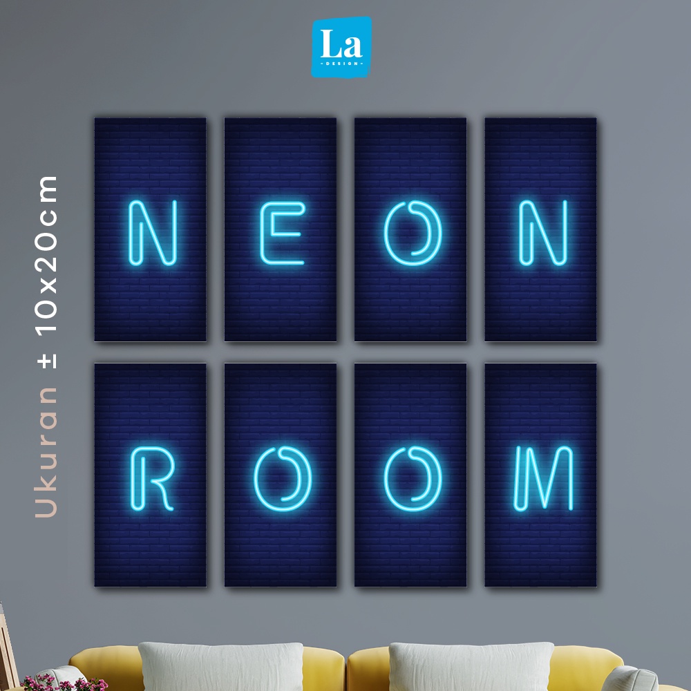 Neon Aesthetic Alphabet Posters Alphabet Neon Aesthetic Wall Posters ...