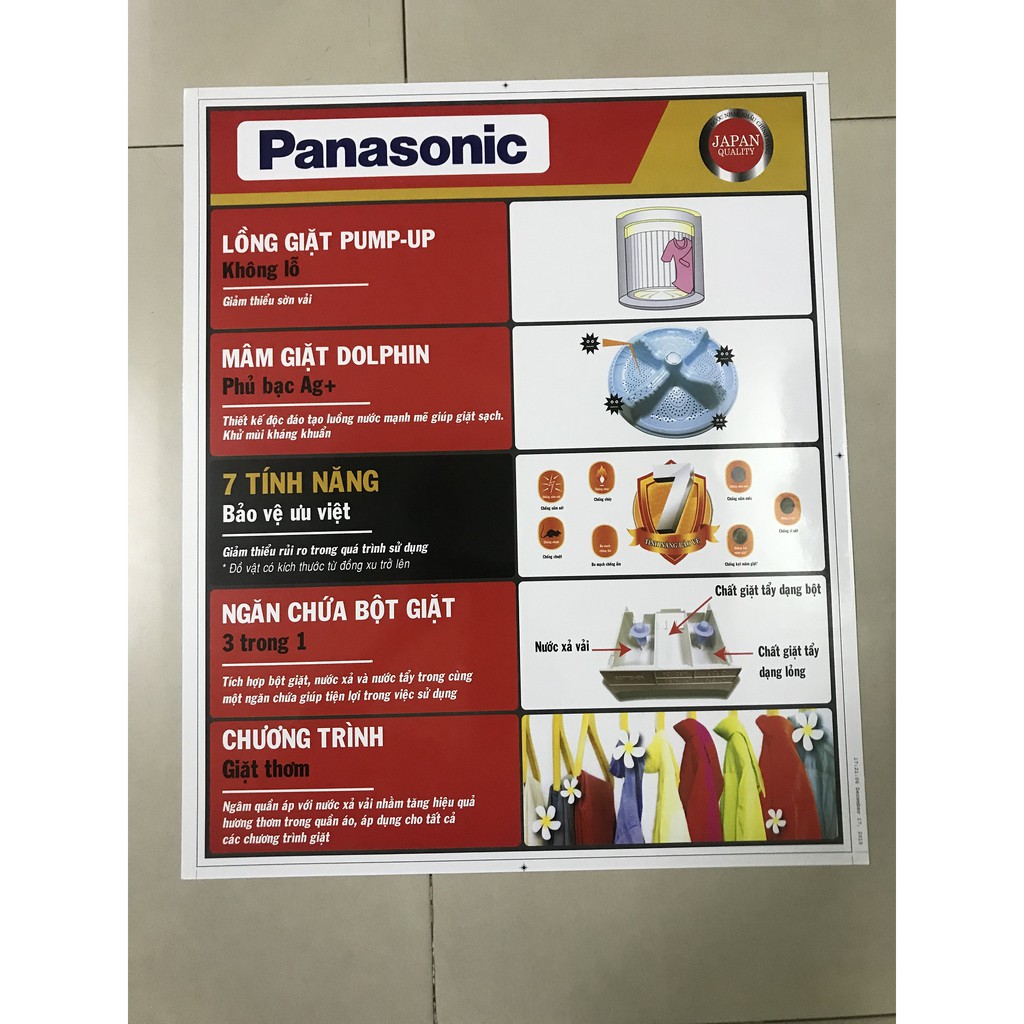 Panasonic washing machine sticker - Panasonic washing machine sticker ...
