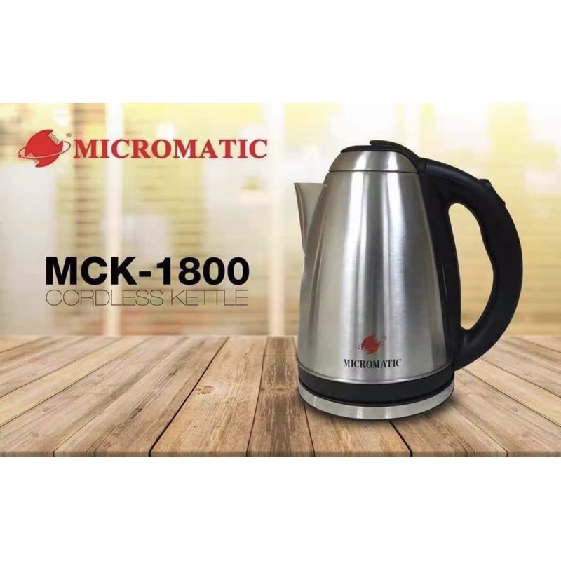 Micromatic Electric Kettle MCK-1800 | Shopee Philippines