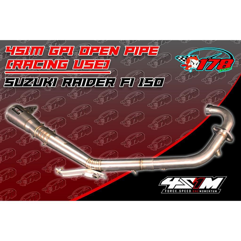 4S1M GP1 open pipe raider 150 fi (racing use) | Shopee Philippines