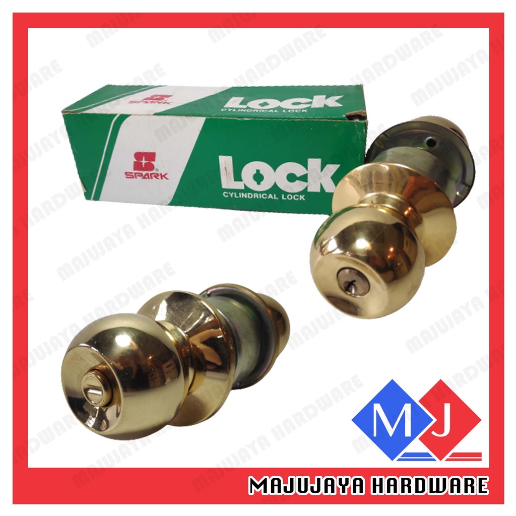 SPARK Cylindrical Door Lock / Lock Pintu 3871PB Tombol | Shopee Philippines