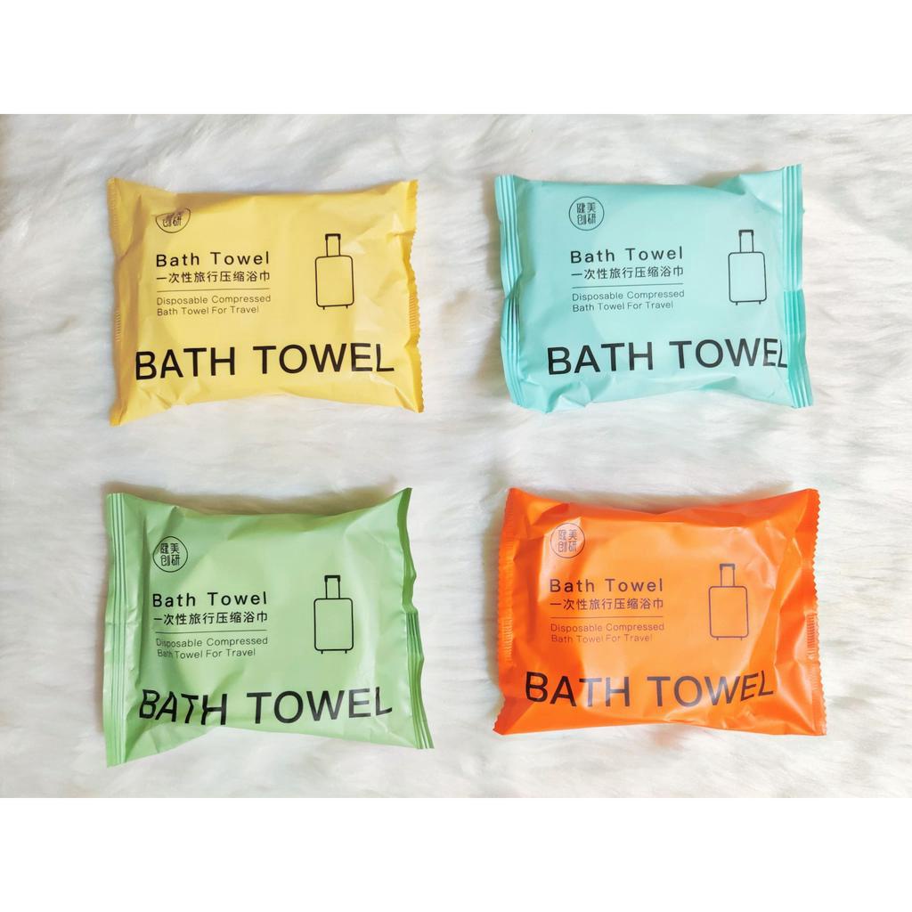 LMM Disposable Compressed Bath Towel 70x140cm 85g for Travel/Hotel Long ...