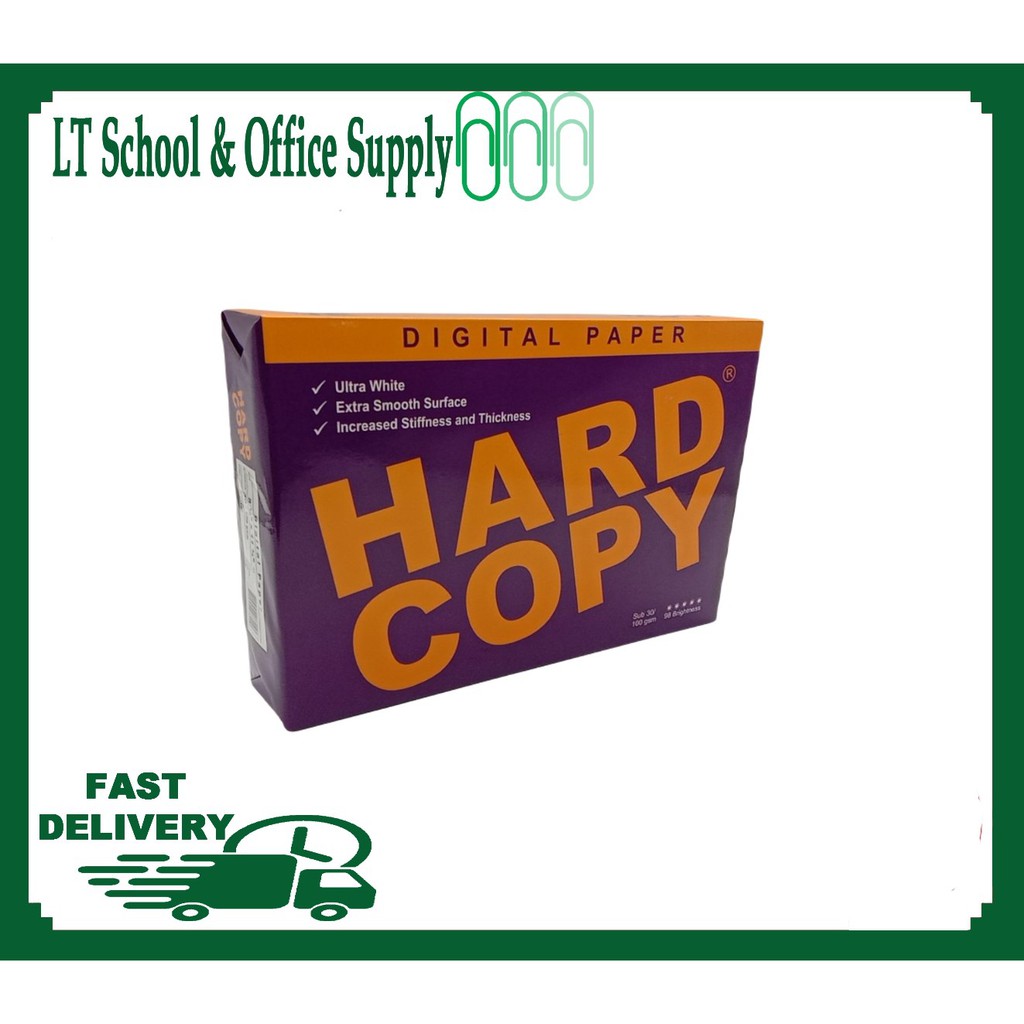 1 Ream Hard Copy Bond Paper 100gsm Substance 30 | Shopee Philippines