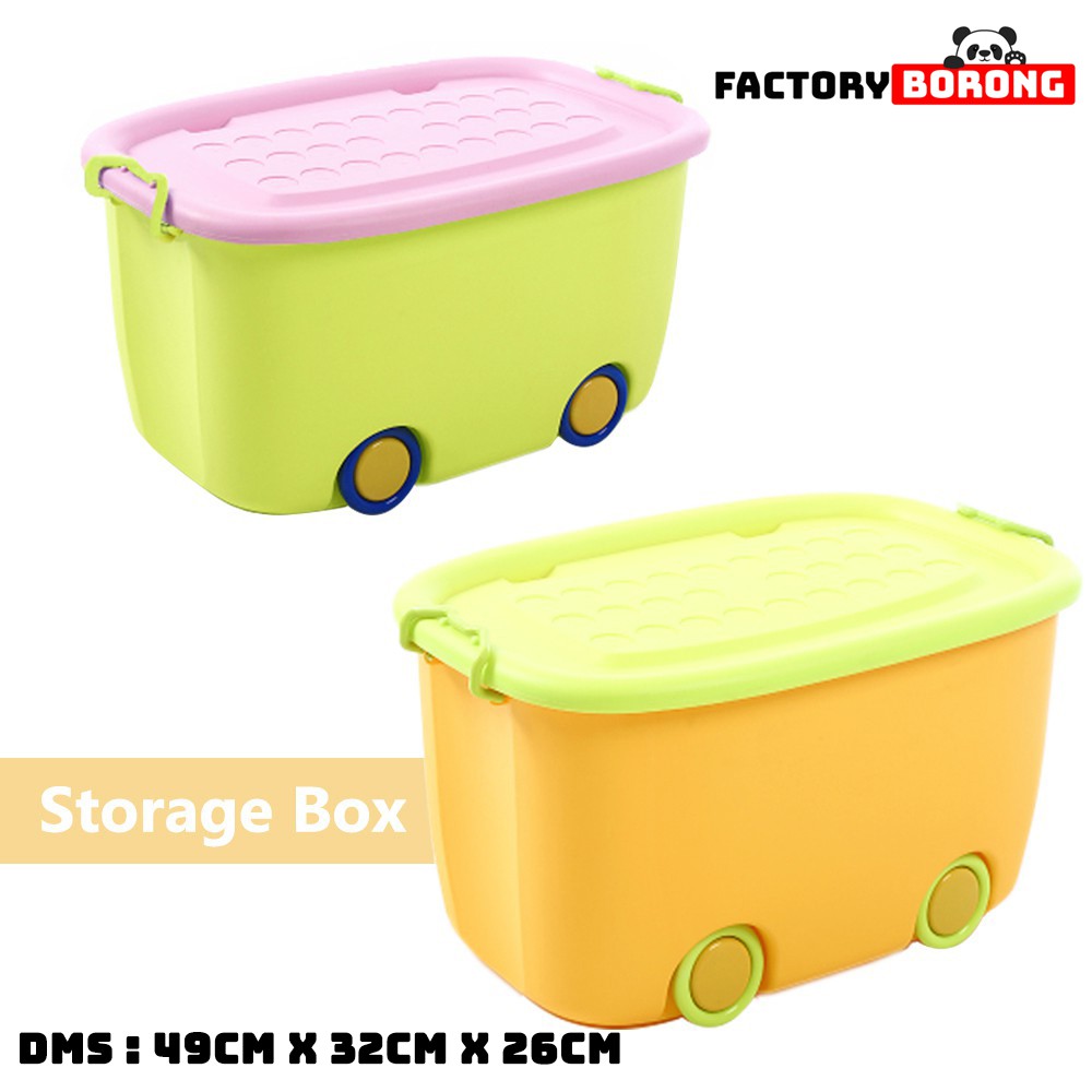 Multipurpose Large Capacity Storage Box (4 Wheel) | Shopee Philippines