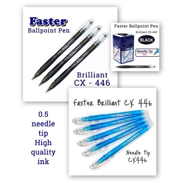 Faster Brilliant Ballpoint Pen CX446 | Shopee Philippines