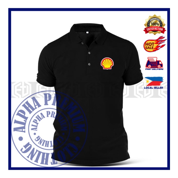 T Shirt Cotton Polo Shell Petrol Station T-Shirt Shirts Sportswear ...