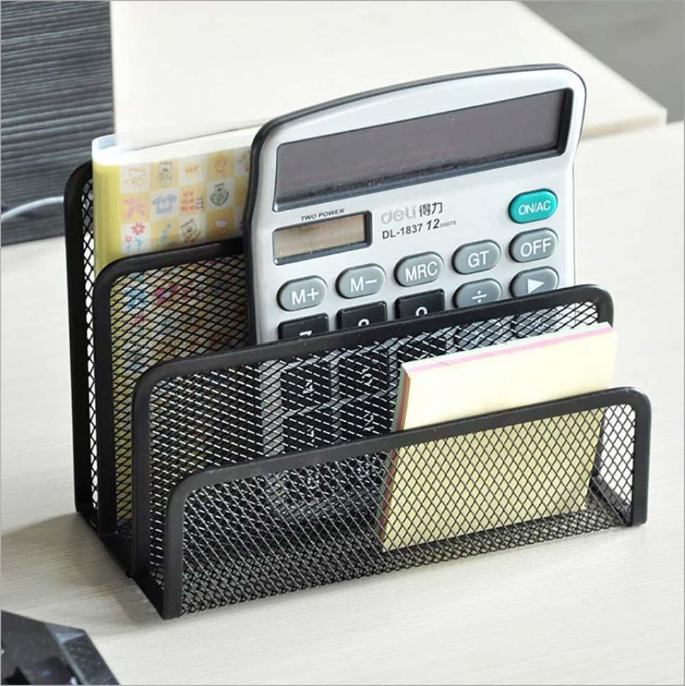 Letter Rack Holder Paper Storage Office Metal Letter Envelope Organizer ...