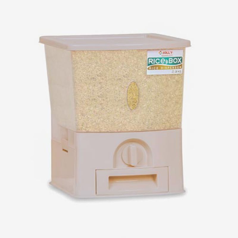 Jolly Rice Box (20kg/ 10kg) | Rice Storage Rice Dispenser COD | Kitchen ...