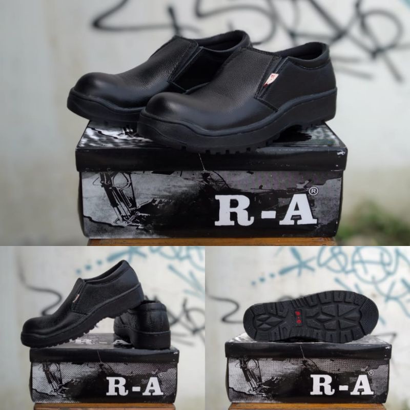 Ra safety Shoes boygie safety Shoes Men's Work Shoes | Shopee Philippines