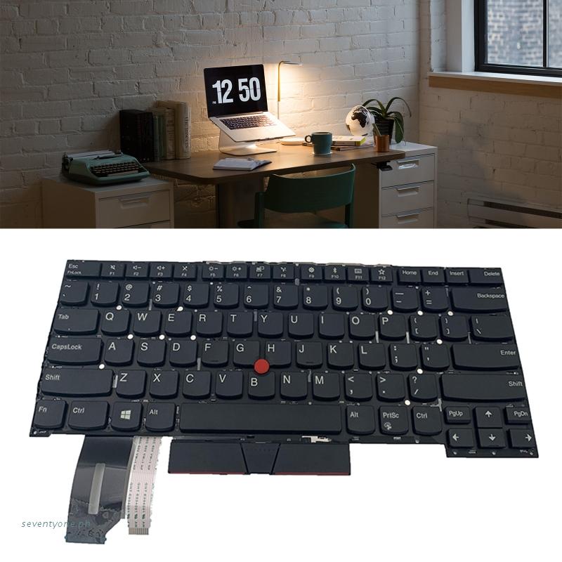 seve New US Layout English Laptop Keyboard for LenovoThinkPad T490S ...