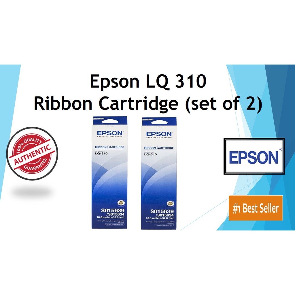 Epson LQ 310 Ribbon Cartridge (set of 2) | Shopee Philippines
