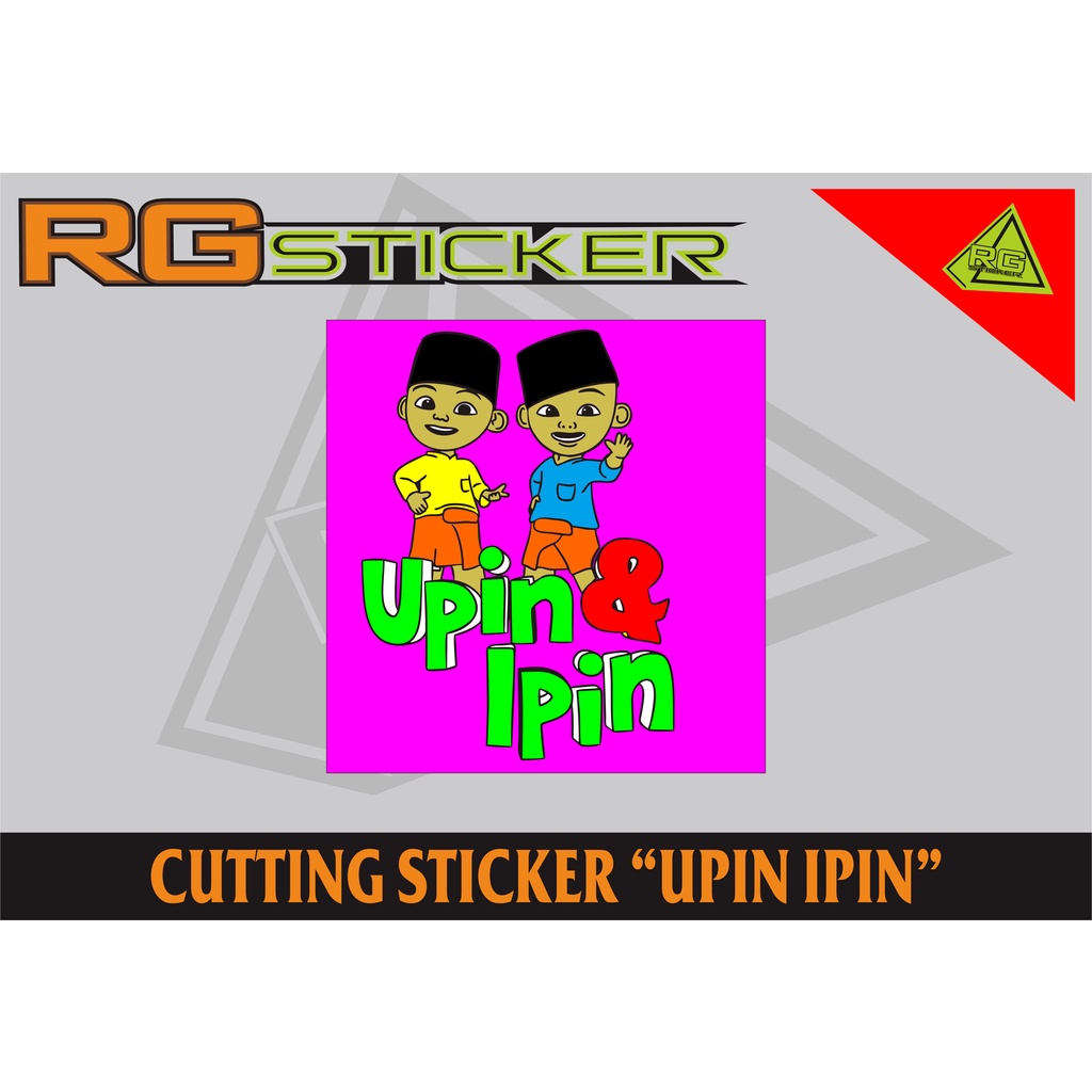 Upin ipin Sticker cutting, hvs Paper uk | Shopee Philippines