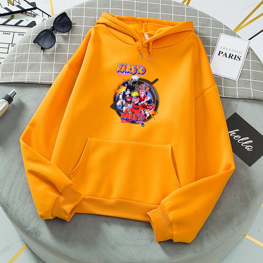 ALL NARUTO CHARACTERS IN ONE FRAME Hoodie Jacket WITHOUT Zipper ...