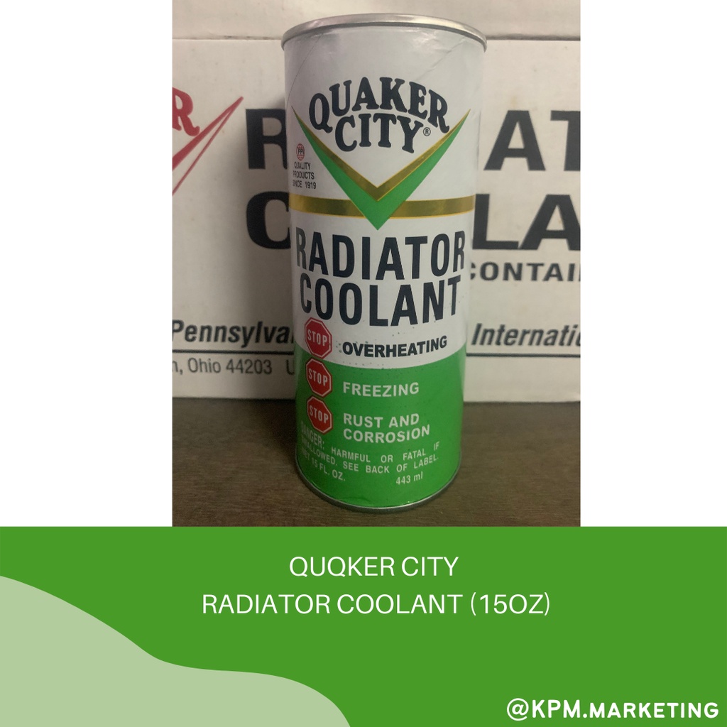 QUAKER CITY Concentrated Radiator Coolant 15oz (443ml) | Shopee Philippines