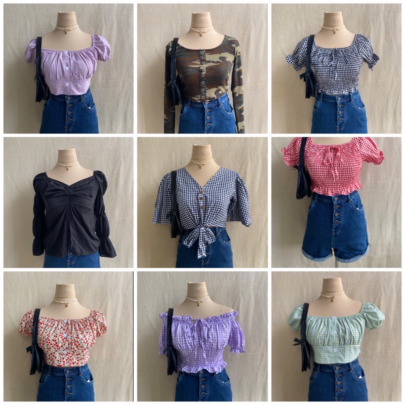 Bangkok Crop Tops for Ladies | Shopee Philippines