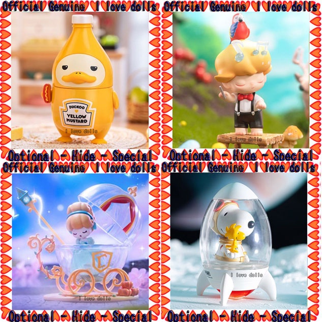 Special：POPMART DIMOO LABUBU DISNEY EMMA MICKEY doll Cute Figures HARRY ...