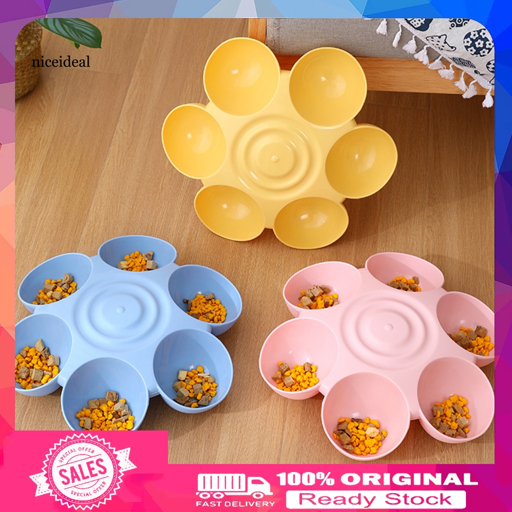 [Nice] Round Pet Bowl Kitten Puppy Water Food Bowl Container Flower ...