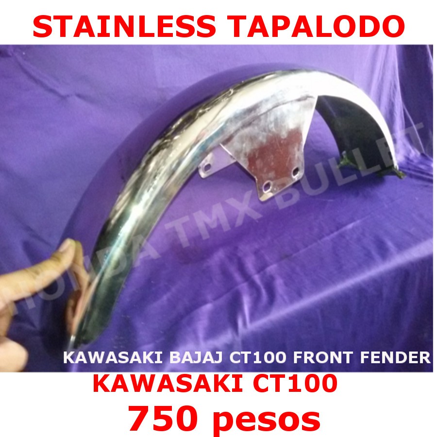 Bajaj CT100 , CT100, CT125 , CTBOXER 150 Front Fender, Tapalodo ...