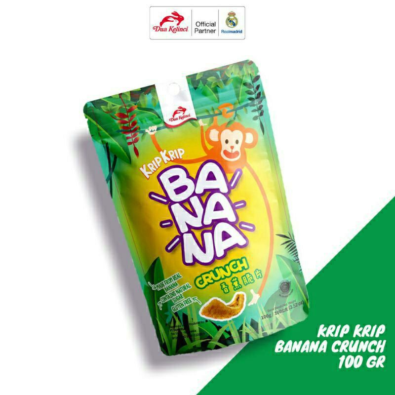 Krip Krip Banana Crunch chips Two rabbits (80gr) | Shopee Philippines