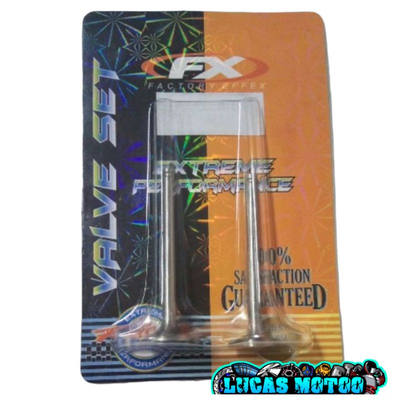 fx racing intake exhaust valve set LIGHTEN RAIDER 150,SMASH,TMX,BARAKO ...