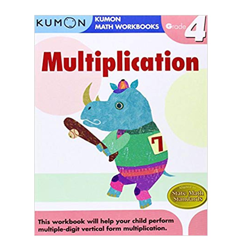Kumon Math Workbooks: Multiplication (Grade 4) | Shopee Philippines