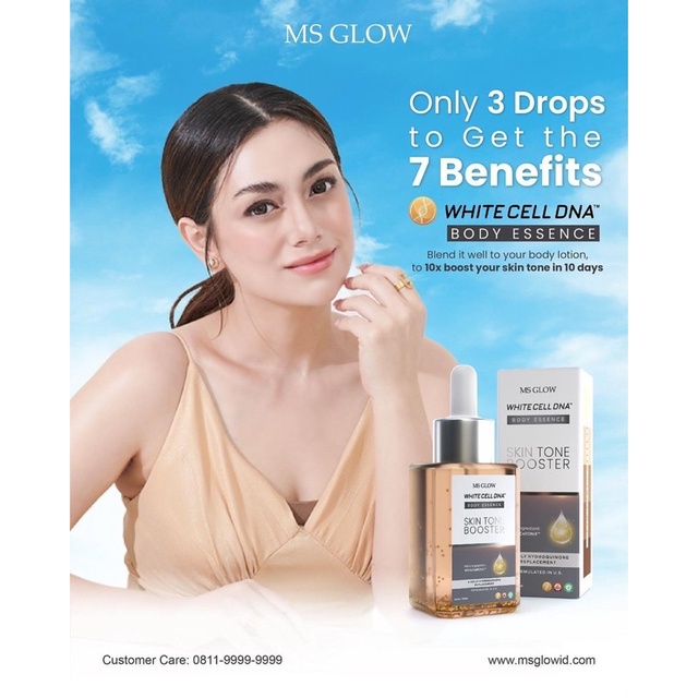 Ms. glow Body essence white cell dna | Shopee Philippines