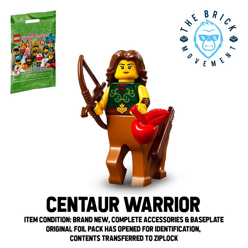 LEGO® Collectible Minifigure Series 21: Centaur Warrior Minifigure ...