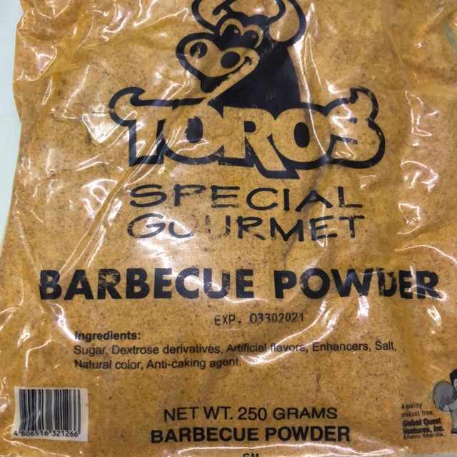 Barbecue BBQ Powder Toros 250g | Shopee Philippines