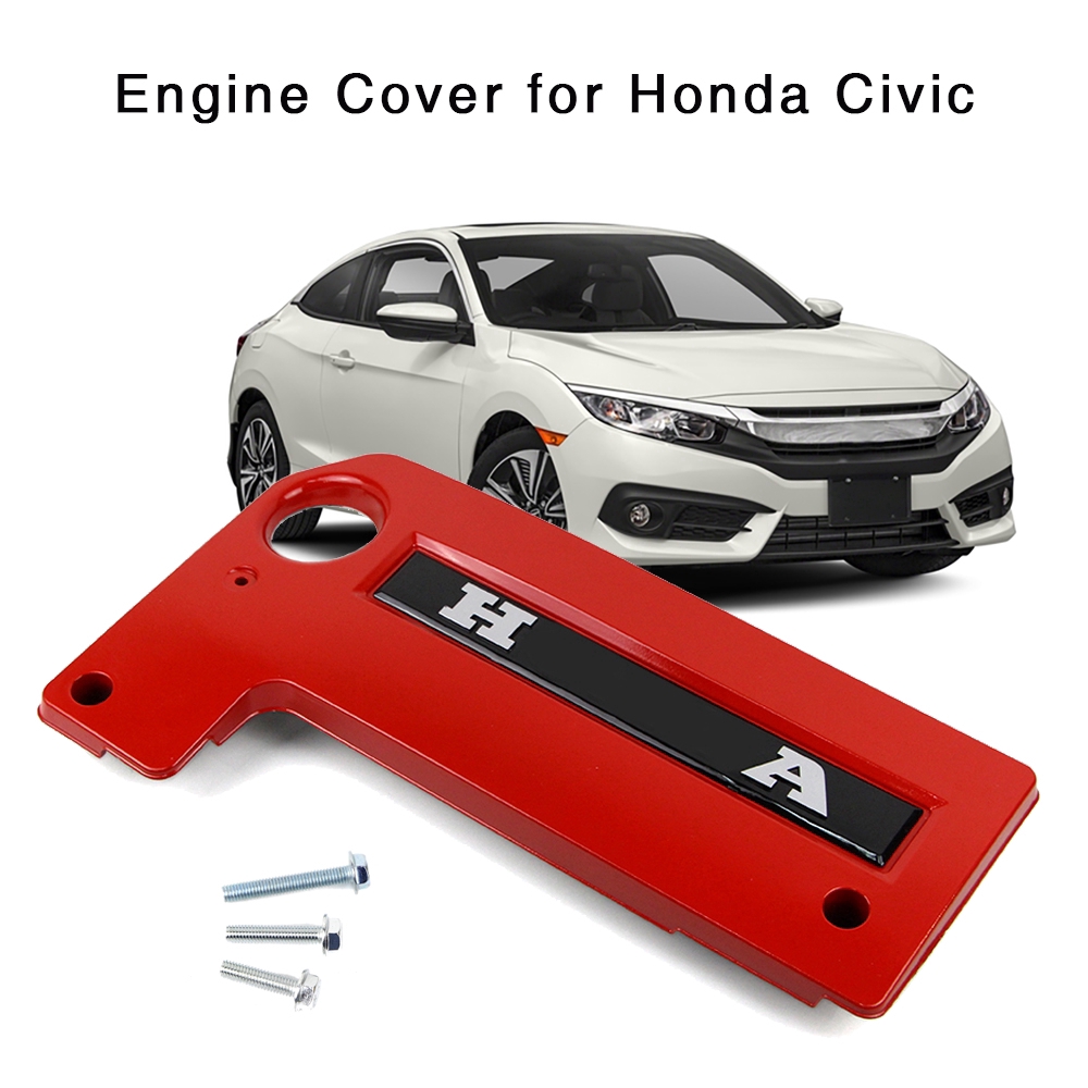 Engine Cover Type-R Style Hood For 2016 2017 2018 Honda Civic Sedan ...