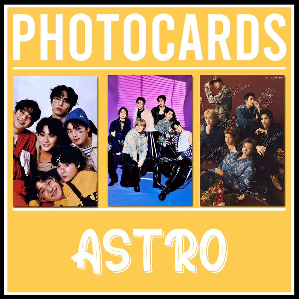 ASTRO Photocards (400 gsm) | Shopee Philippines