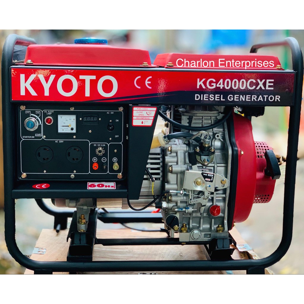 KG4000 KYOTO DIESEL GENERATOR OPEN TYPE | Shopee Philippines