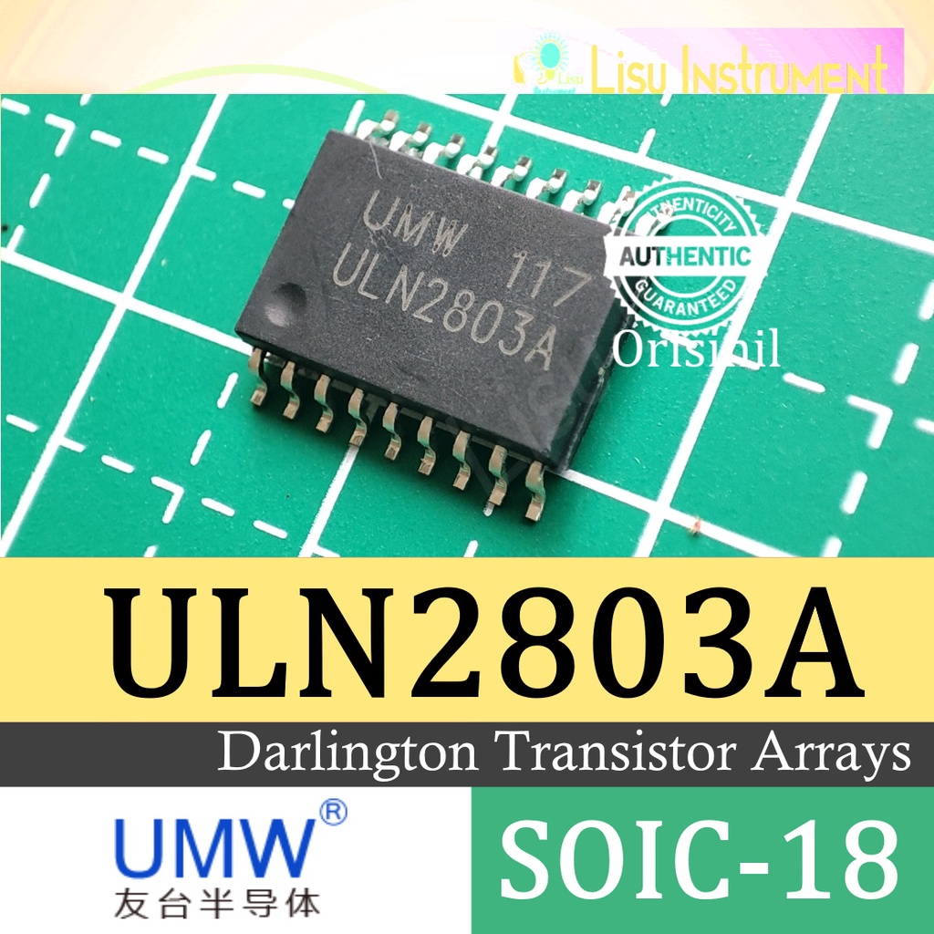 Uln2803a Darlington Transistor Arrays SOP-18 UMW Original | Shopee ...