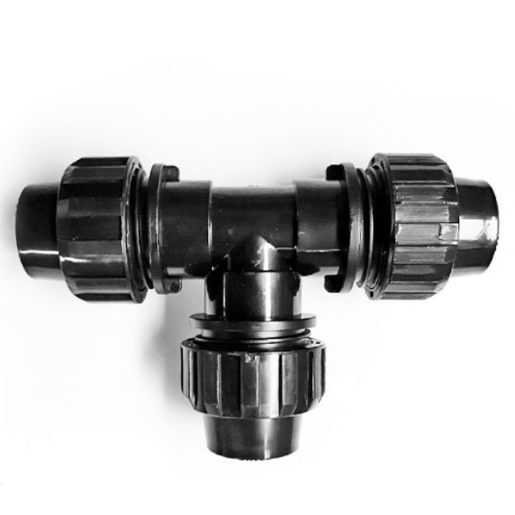 PE Compression Fittings Black Tee (1/2 to 1") | Shopee Philippines