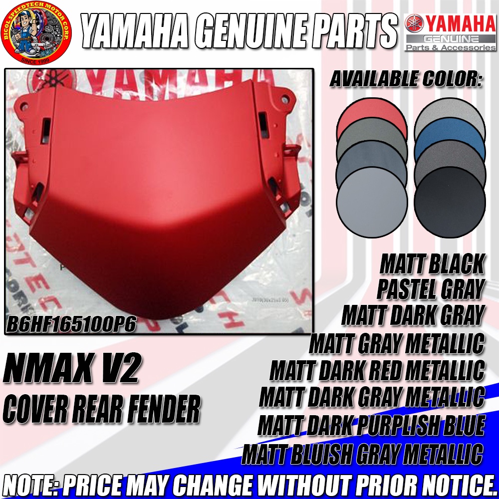 NMAX V2 2020 COVER REAR FENDER (YGP) (GENUINE: B6H-F1651-00) | Shopee ...