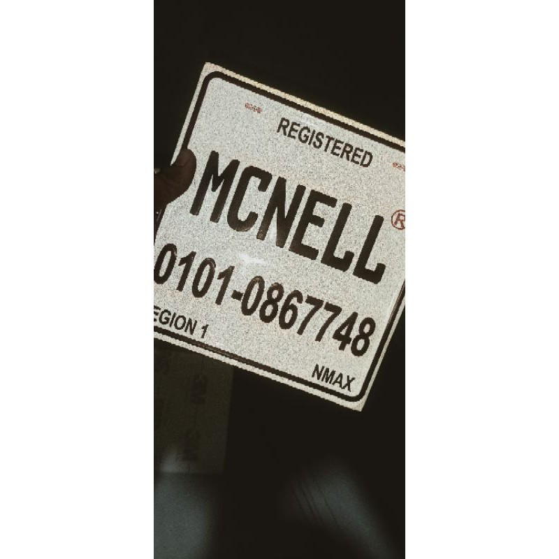 REFLECTORIZED TEMPORARY PLATE EMBOSSED | Shopee Philippines