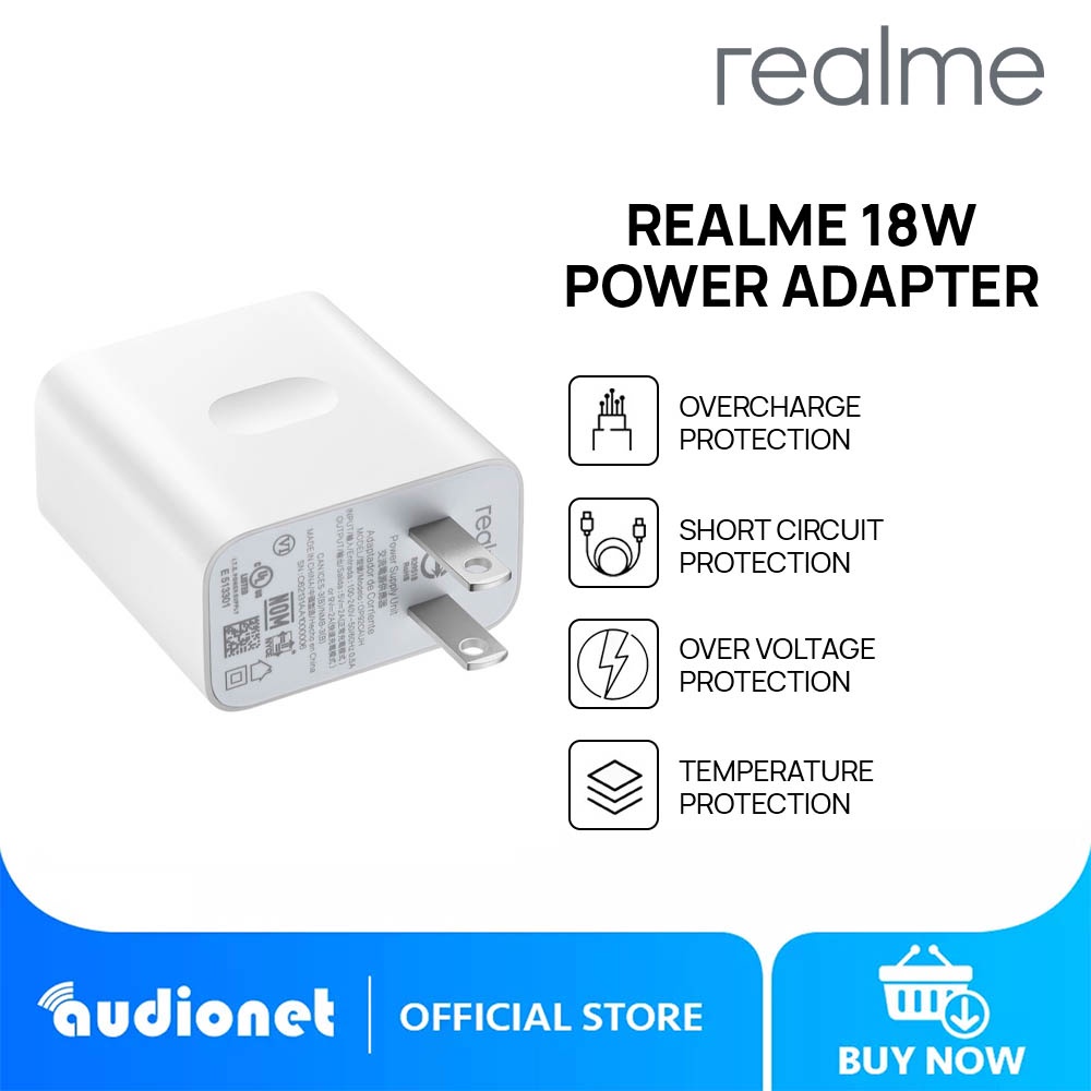Realme 18W Power Adapter (NOT FOR SALE) | Shopee Philippines