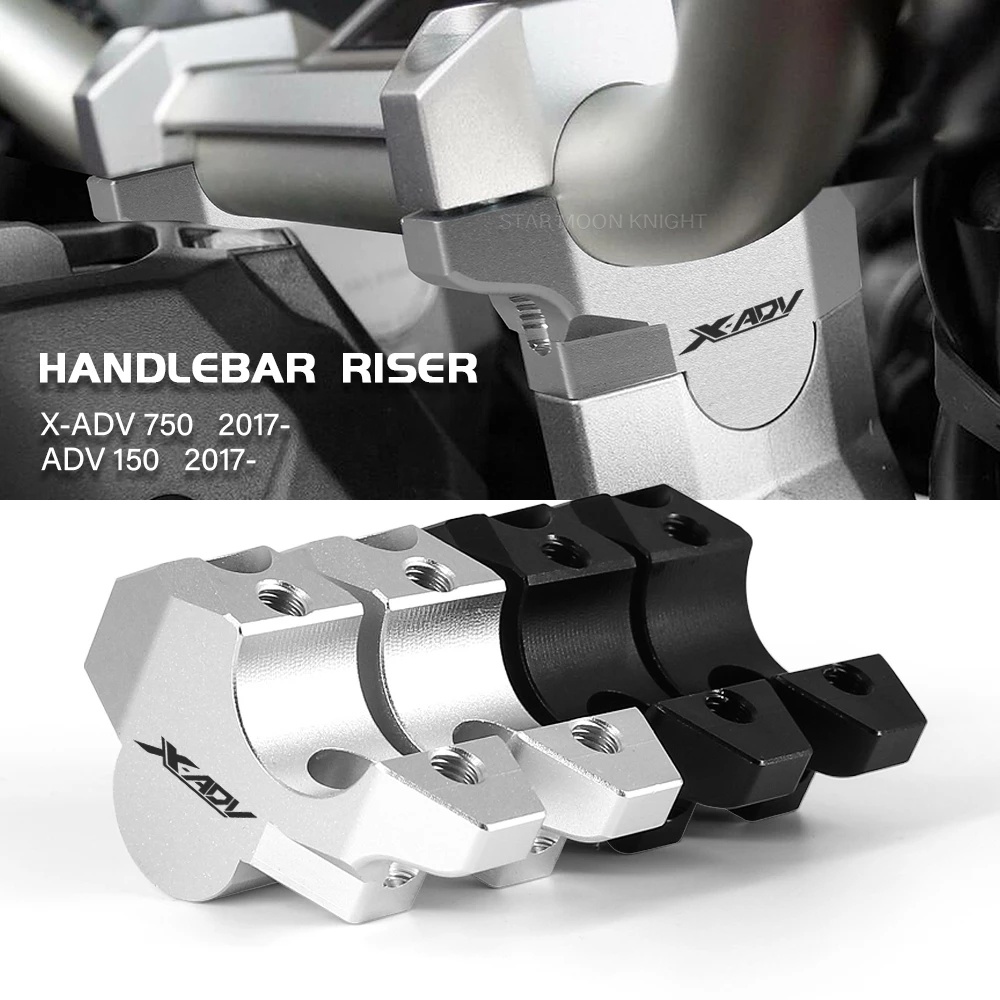 Motorcycle Handlebar Riser Drag Handle Bar Clamp Extend Adapter For Honda X-ADV 750 XADV750 XADV ...