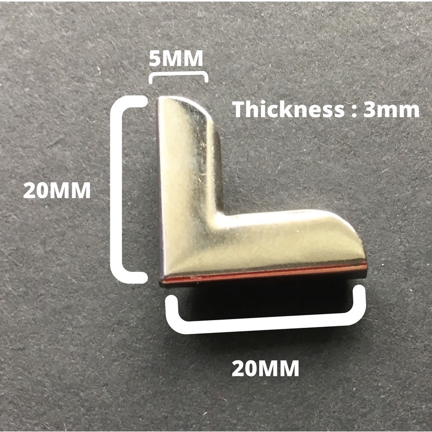 (Positivity) 10 pcs Metal Corner Protector for menus, books, journals ...