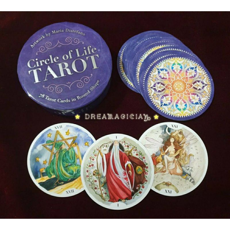 Round Gypsy Cards Circle of Life Tarot Real Oracle | Shopee Philippines