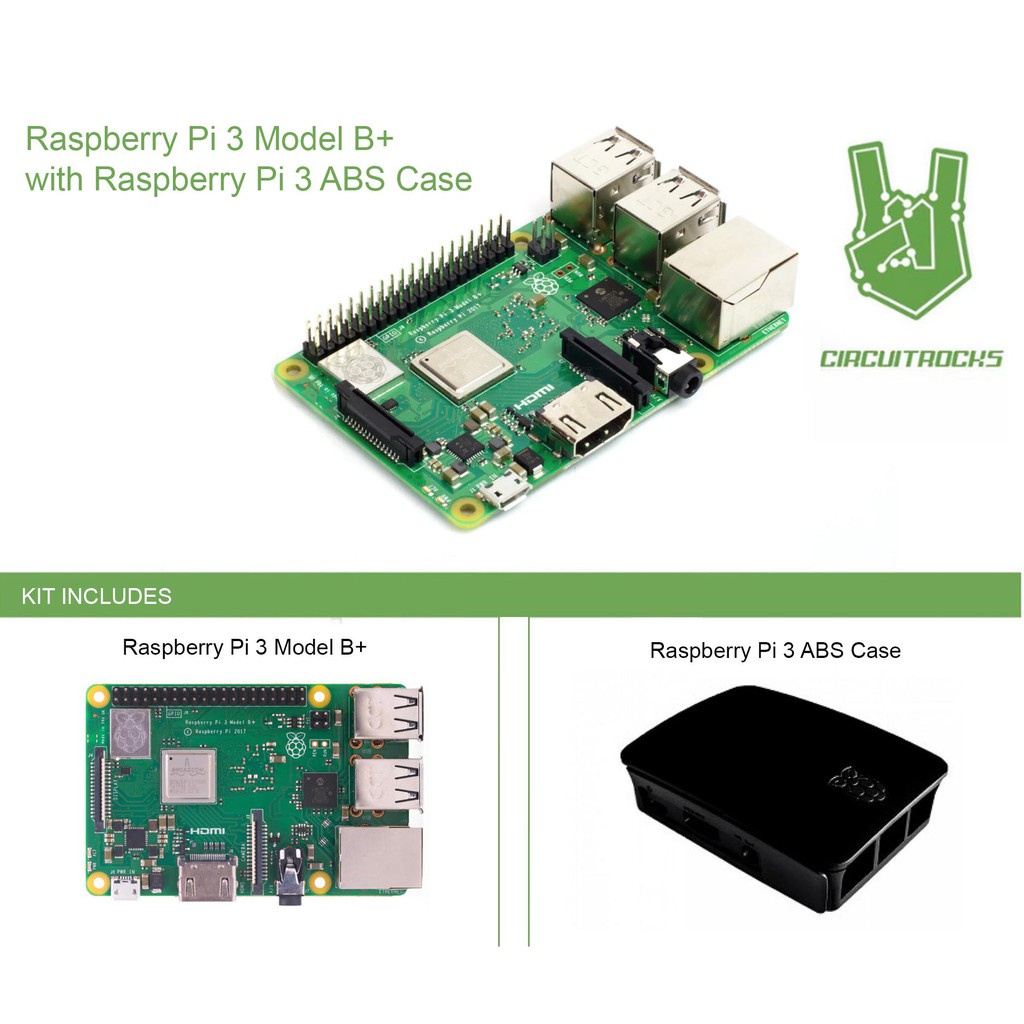 Circuitrocks Raspberry Pi 3 Model B+ With Abs Case | Shopee Philippines