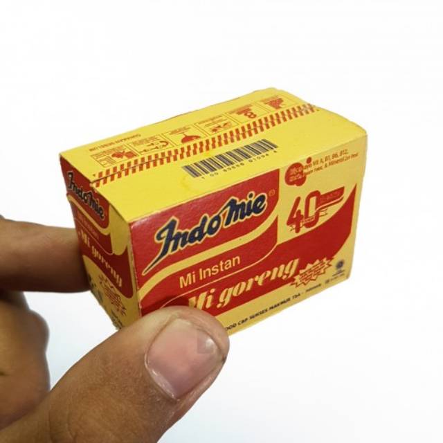 Miniature Fridge Magnet Box Indomie Fried Noodles | Shopee Philippines